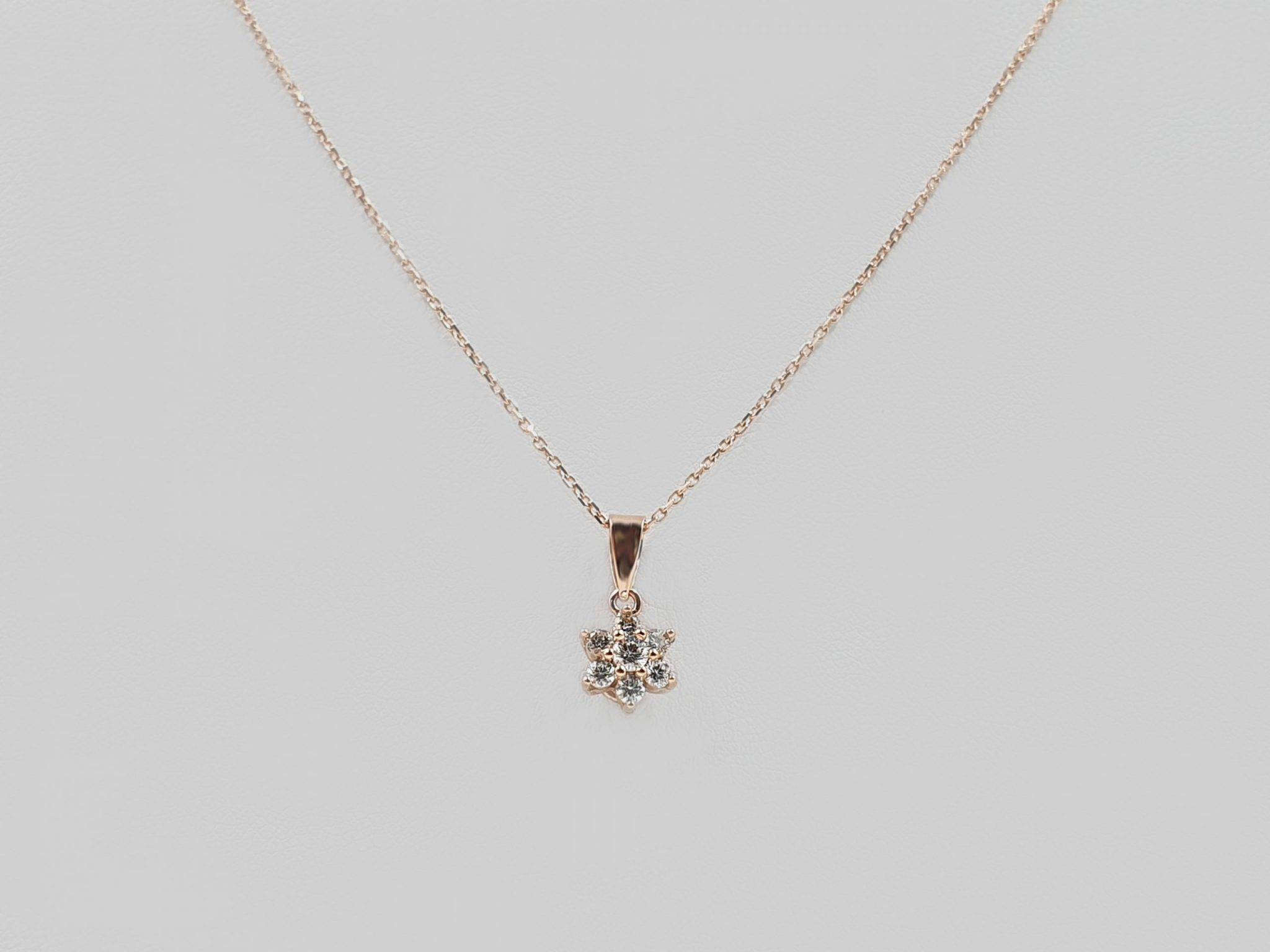 Set Bijuterii Aur cu Diamante Lantisor Inel si Cercei Aur